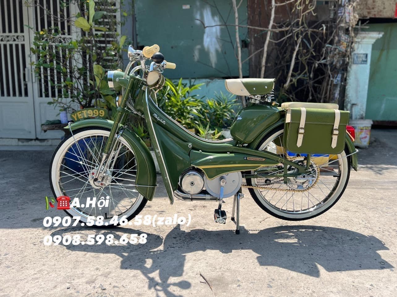 Mobylette AV44 - Màu Xanh Quân Đội
